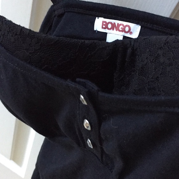 BONGO | Tops | Bongo Layered Look Sexy Lace Camisolefaux Buttons | Poshmark